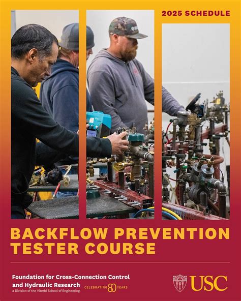 📅 Remaining 2025 Usc Backflow Tester Course Dates Weve Had A Great