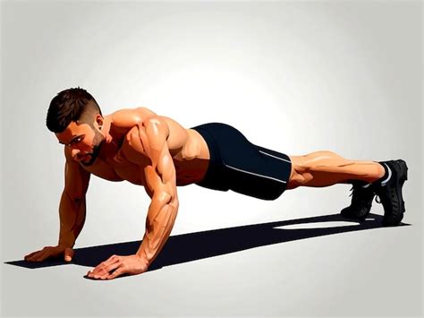 Premium Vector Vector Man Planking Isolated