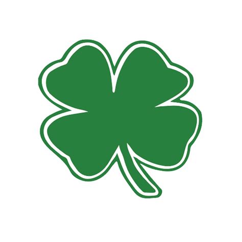 Four Leaf Clover In Svg Format Etsy