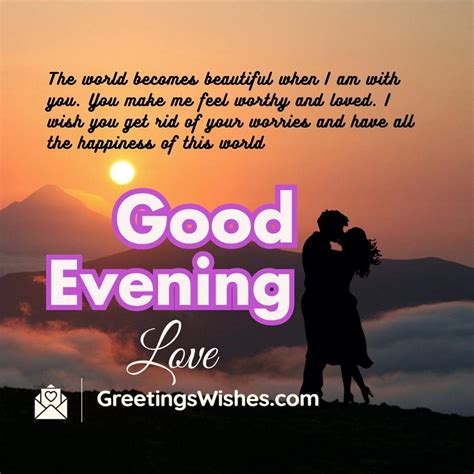 Good Evening Message For Him Long Distance