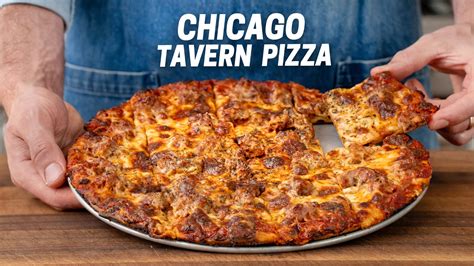 Tavern Style Chicago Thin Crust Pizza Dining And Cooking