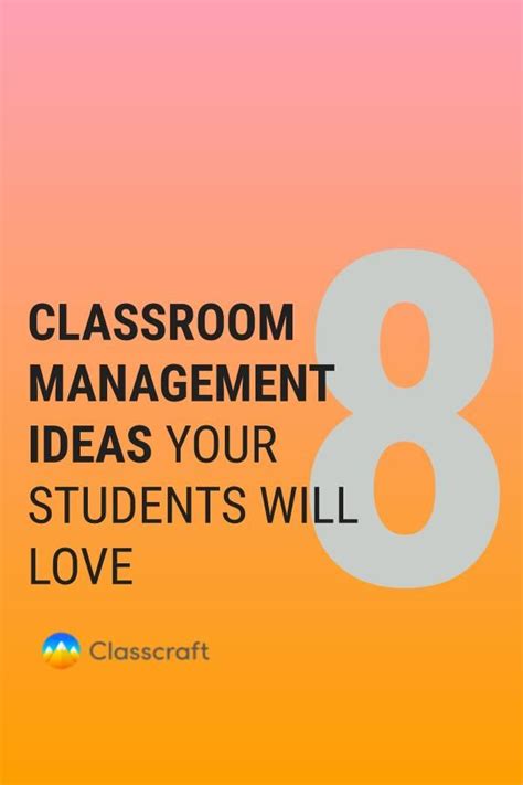 8 Creative Classroom Management Ideas To Try Creative Classroom Classroom Management Classroom
