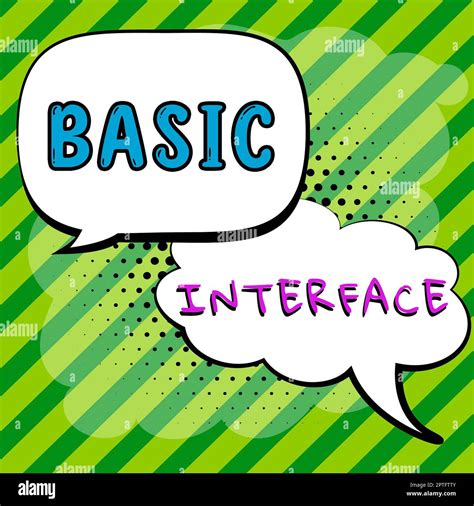 text sign showing basic interface word written on boundary across which two independent systems