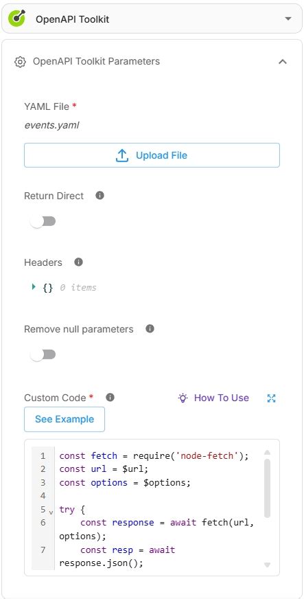 interacting with api flowiseai