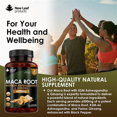 Buy New Leaf Maca Root Tablets With Ashwagandha Online Faithful To Nature