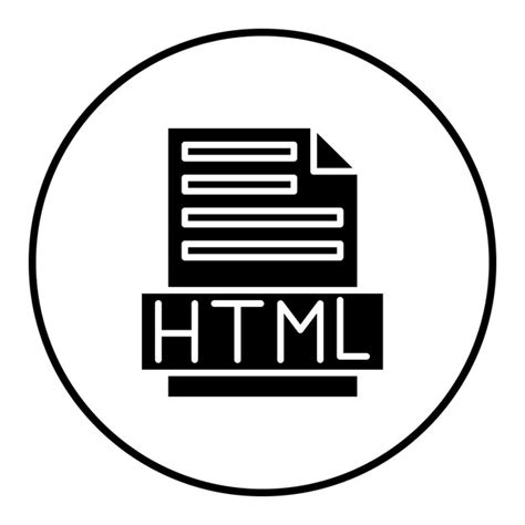 Premium Vector Html File Vector Icon Can Be Used For Coding And