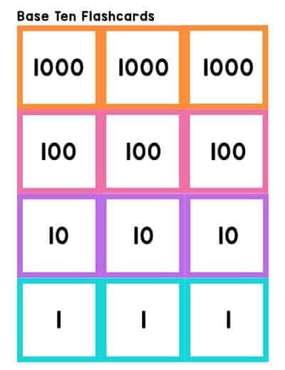 Base 10 Worksheets Superstar Worksheets