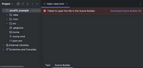 配置 Javafx Scene Builder Intellij Idea 文档