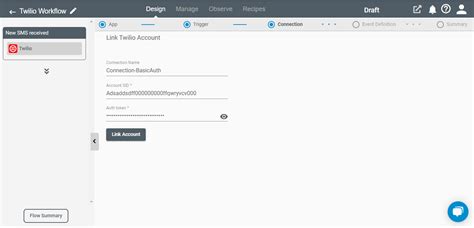 Twilio Connection Connect IPaaS