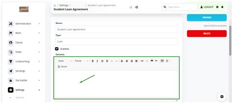 Document Template Creation