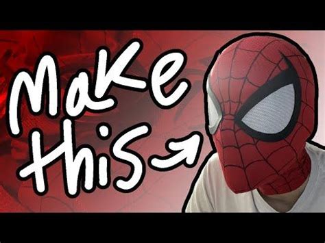 How To Make A Spider Man Mask Easy Diy Cosplay Tutorial Spectacular