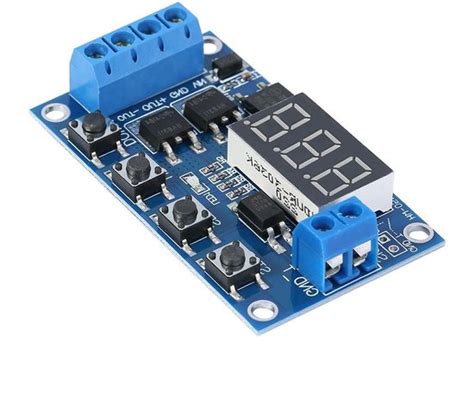 Dual Mos Relay Module Timer Account Switch With Digital Led Display