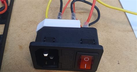 IEC320 C14 Fused Power Socket Rear Safety Cover By Jerico64 Download Free STL Model
