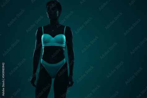 Dark Silhouette Of Beautiful Sexy Woman Buttocks Back View Of A Female