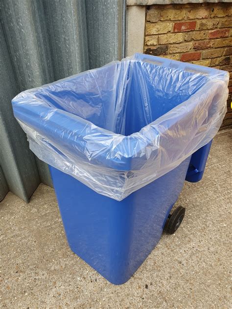 Wheelie Bin Liners 360l X 100 Clear