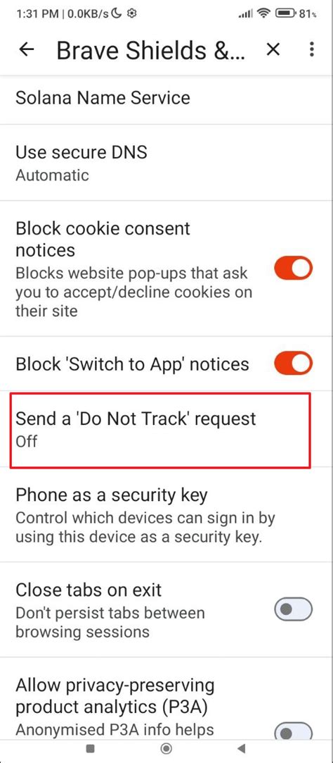 How To Enable Do Not Track In Your Web Browser