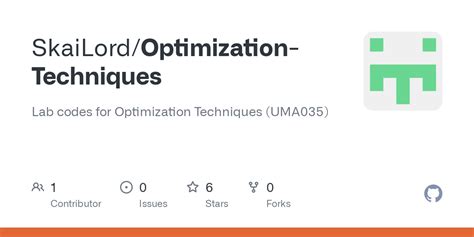 Github Skailordoptimization Techniques Lab Codes For Optimization