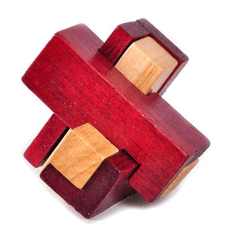 Wooden Threesome Puzzle Brain Teaser Gift