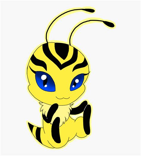 Image Miraculous Ladybug Queen Bee Kwami Free Transparent Clipart Clipartkey