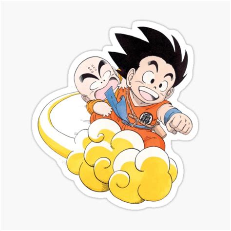 Goku X Krillin Sticker For Sale By Yonin Designs Redbubble