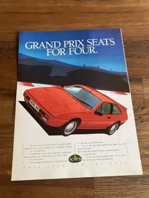 Original 1986 Excel Se Magazine Advert Frame Ready Modern Classic Retro Eur 7 12 Picclick It