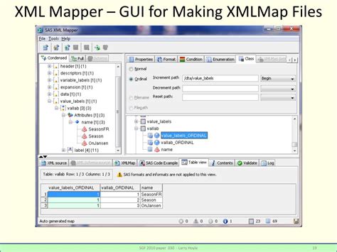 Ppt Using Xml Mapper And Enterprise Guide To Read Data And Metadata