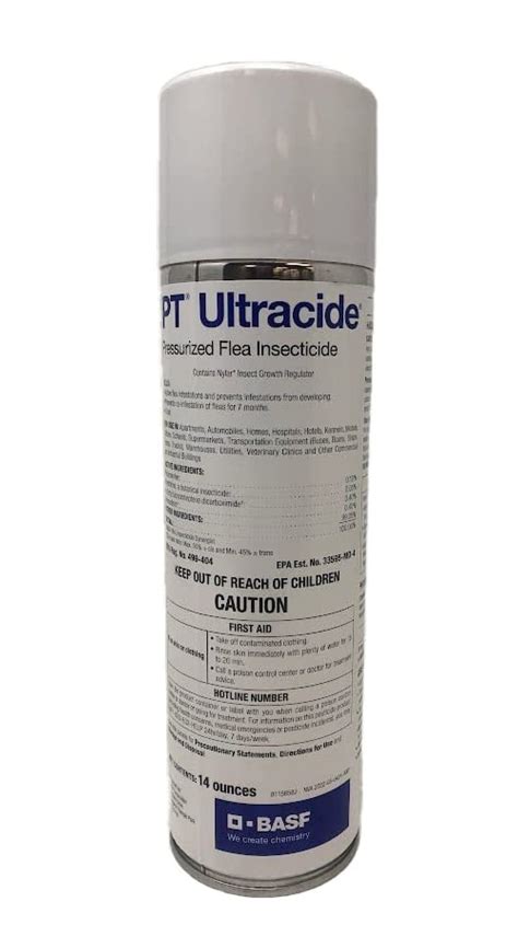 Pt Ultracide Pressurized Flea Insecticide Interrupts Flea Life Cycle