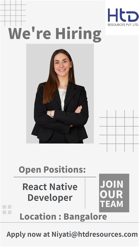 Niyati V Pandya On Linkedin Reactnative Developer Joinus Nowhiring Jobopening Jobopportunity