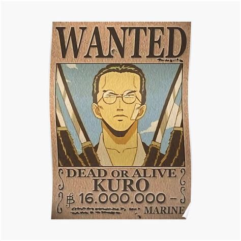 WANTED KURO Poster For Sale By Francebarbar Redbubble