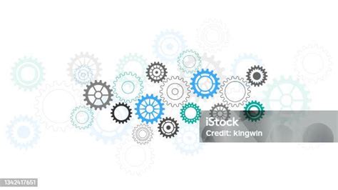 톱니바퀴와 기어 휠 메커니즘 하이테크 디지털 기술 및 엔지니어링 설계를 위한 개념과 아이디어 기계 공학의 추상적 기술적 배경 0명에 대한 스톡 벡터 아트 및 기타 이미지