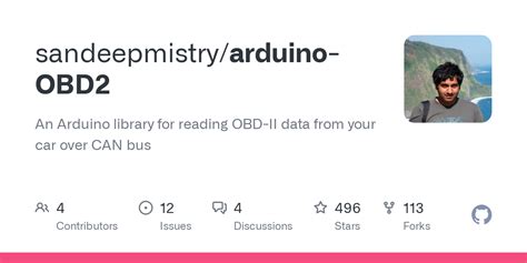 Github Sandeepmistryarduino Obd2 An Arduino Library For Reading Obd