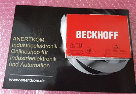 Beckhoff EL7037 EtherCAT 1 Channel Motion Interface With Incremental Encoder Andre Ertel
