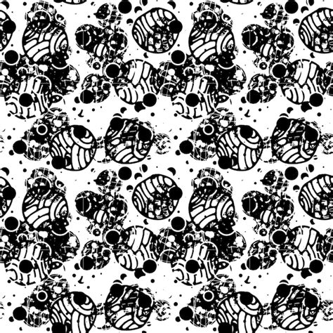 Premium Vector Abstract Fantasy Texture Grunge Geometric Seamless Pattern Creative Endless