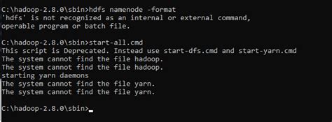 Error In Installation Of Hadoop 283 On Windows 10 · Issue 4