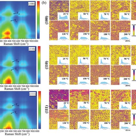 The In Situ Variable Temperature A Raman Spectra And B Op‐pfm Phase