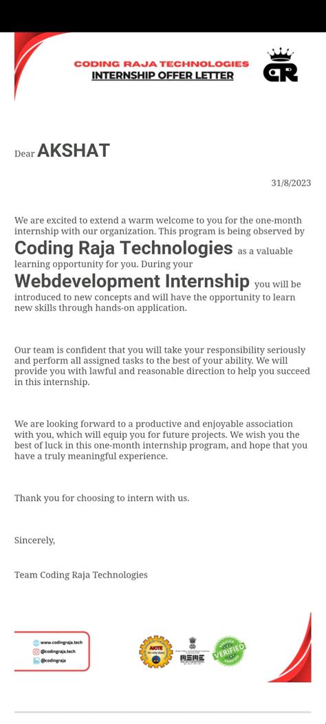 Akshat Joshi On Linkedin Coding Raja Technologies