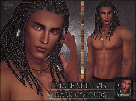 The Sims Resource Male Skin 13 Medium And Dark Colours The Sims 4