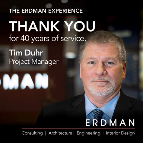 Erdman We Are Celebrating Tim Duhr Today And His Facebook