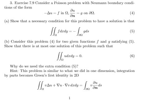 ди 3 Exercise 79 Consider A Poisson Problem With