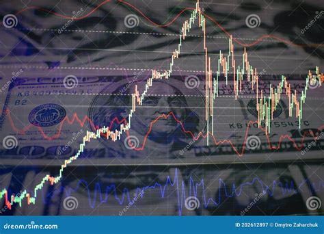 Technical Price Candlestick Chart Graph Royalty Free Stock Image 217375966