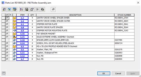 Solved Idw Partslist Autodesk Community