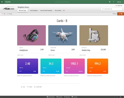 Modern Templates For Sharepoint Online O365 And Sharepoint 2019