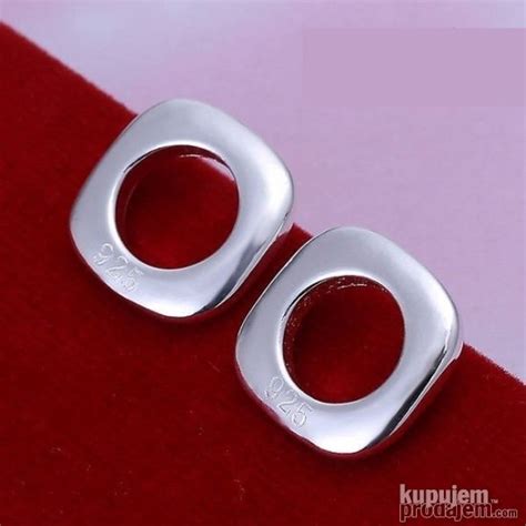 Posrebrene Prelepe Minđuše 925 Kupujemprodajem