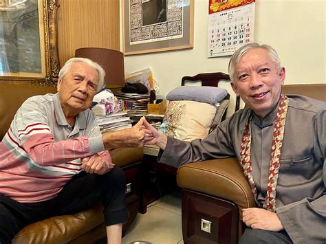 梁永斐館長親訪陳瑞福和林智信 「打勾勾」邀請前輩藝術家開館「回娘家」 中央社訊息平台