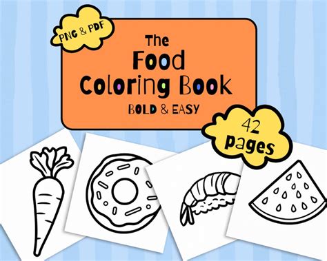 Food Coloring Book Bold And Easy