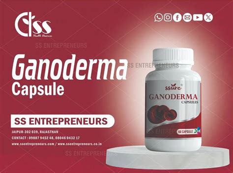 Ganoderma Capsules 60 Capsule Packaging Type Bottle At ₹ 110 Bottle