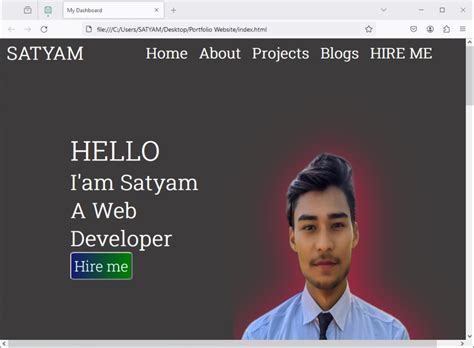 Satyam Dubey On Linkedin Firsttask Bharatintern Webdevelopment