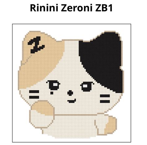 Rinini Zeroni Zb1 Cross Stitch Pattern Etsy