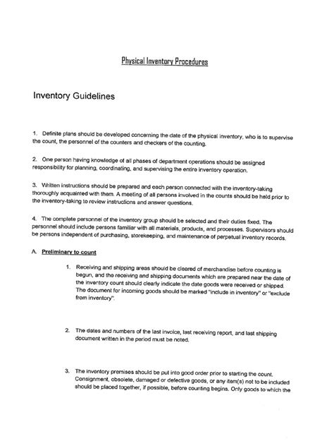 Physical Inventory Procedurepdf