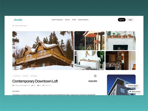 Dwello Responsive Real Estate Website Template By Plaiter — Framer Marketplace